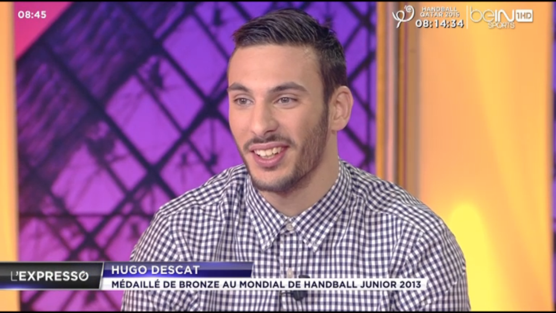 Hugo DESCAT sur BeIN SPORTS - USCHB